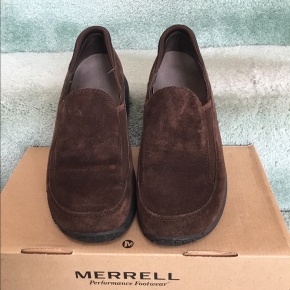Merrell | Shoes | Soft Suede Leather Loafers Perfect For Fall | Poshmark